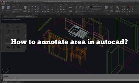 How To Annotate Area In Autocad Caddikt