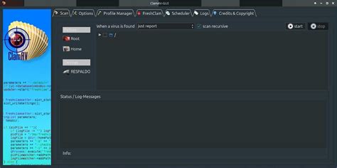 Clamav Gui Una útil Interfase Gráfica Para El Antivirus Clamav