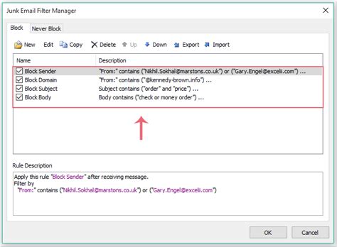 How To Configure Junk E Mail Filter Settings In Outlook