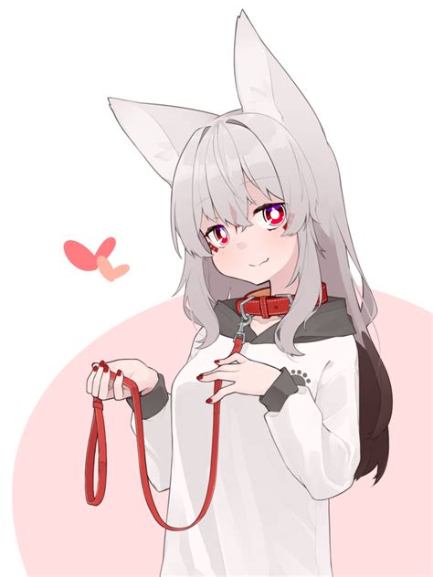 Holding Own Leash Danbooru