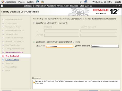 Oracle 12c利用dbca建库13步 西门运维 博客园