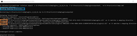 Power Platform Cli Pack And Unpack Solution Using Map Xml Rajeev