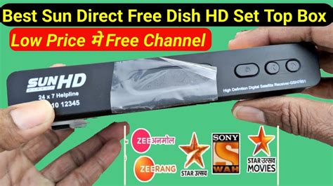 Sun Direct Hd Set Top Box Unboxing And Review Sun Direct All Dish