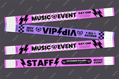 손으로 그린 이벤트 팔찌 그림 무료 벡터