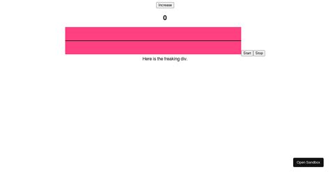 Simple React Forked Codesandbox