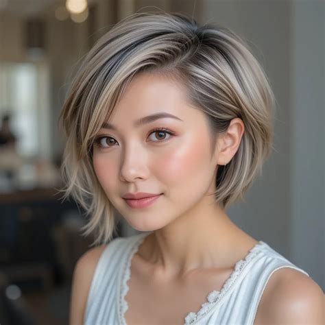 40 Beautiful Short Hairstyles For Asian Women Over 50 Hair Style