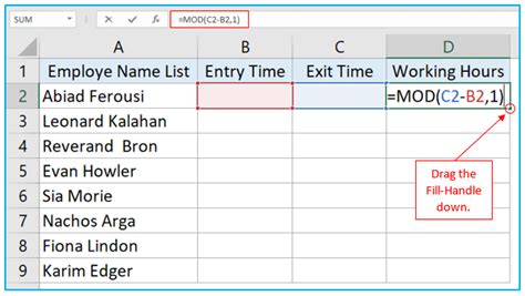 How To Create A Timesheet Calculator In Excel
