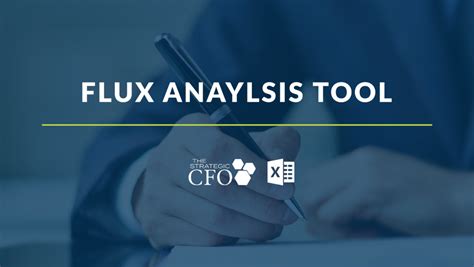 flux analysis tool the strategic cfo