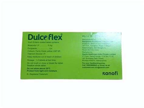 Dulcoflex 5mg Tablet At ₹ 10strip Jhilmil New Delhi Id