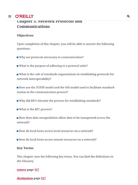 Chapter 3 Network Protocols And Communications Pdf Osi Model Internet Protocol Suite