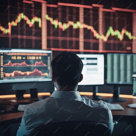 Premium Ai Image Financial Figures Analyzing Stock Market Data For Success Generative By