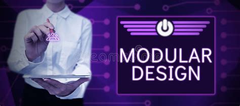 Text Showing Inspiration Modular Design Word For Product Designing To