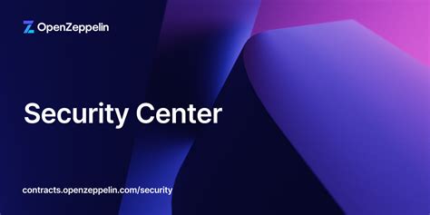 Openzeppelin Contracts Security Center