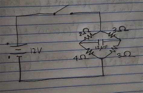 Solved The Switch Is Closed And This Circuit S Capacitor Is Chegg Com