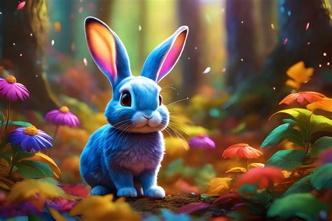 Cartoon Rabbit Wallpaper Graphic By Forhadx5 · Creative Fabrica