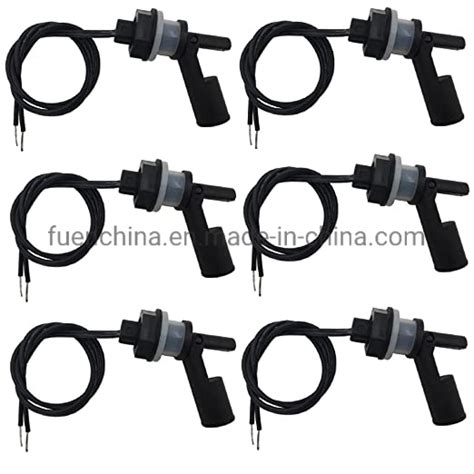Black Water Level Sensor Aquarium Tank Side Mounted Horizontal Liquid Float Sensor Magnetic