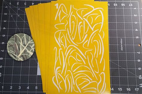 Marsh Grass Land Camouflage Stencil Pack For Duracoat Cerakote