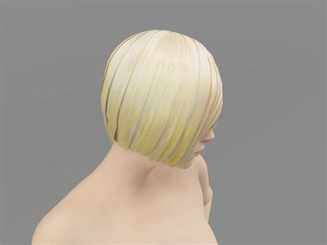 Naked Girl Character D Model By Noker