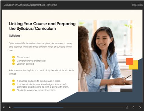 Teaching Assistant Course One Education