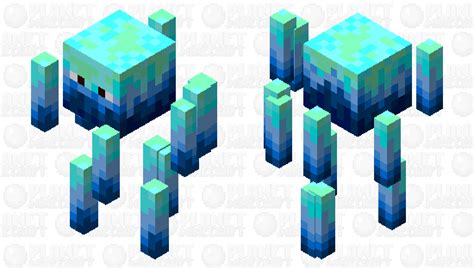 Blue Flame Blaze Minecraft Mob Skin