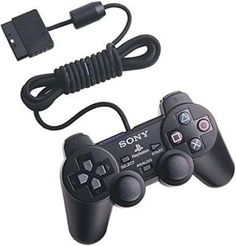 Playstation 2 Dual Shock Controller Black Renewed Mx