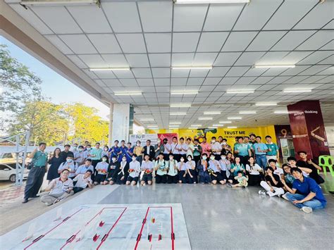 การแข่งขันควบคุมรถแทรกเตอร์จำลองด้วย Arduino ภาควิชาวิศวกรรมเกษตร คณะวิศวกรรมศาสตร์ กำแพงแสน