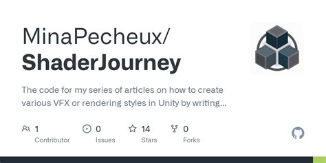 github minapecheux shaderjourney the code for my series of articles on how to create various