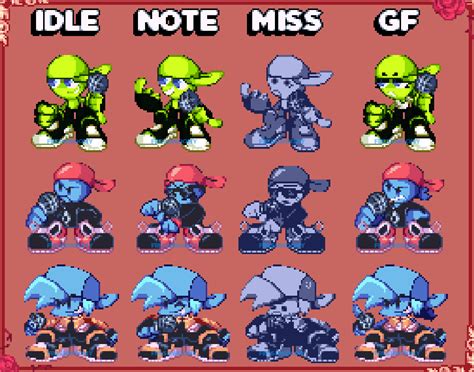 The Best 15 Fnf Mod Sprite Template Nicogal