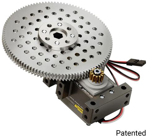 ServoCity Stingray 9 Servo Gearbox 1 53 Sec 60 6 7 Rpm 3150 Oz In Torque 200 Rotation