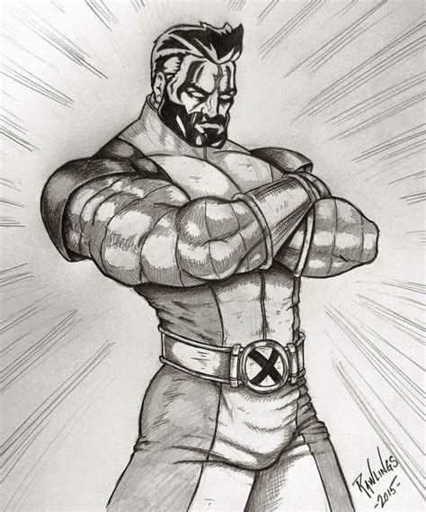 Colossus X Men Sketches Male Sketch Humanoid Sketch
