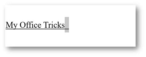 How To Adjust The Space Between Text And Underline In Microsoft Word My Microsoft Office Tips