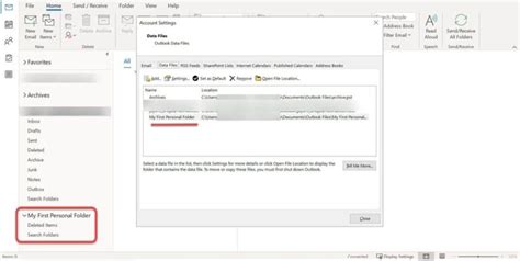 How To Create A Personal Folder Pst In Microsoft Outlook 2019 Dp Tech Group