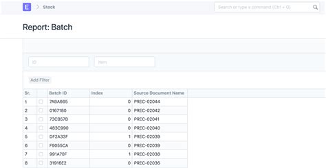 Report Batch Source Document Name Column · Issue 13758 · Frappeerpnext · Github