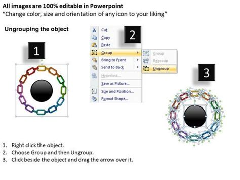 Powerpoint Slides Image Circular Chain Ppt Template