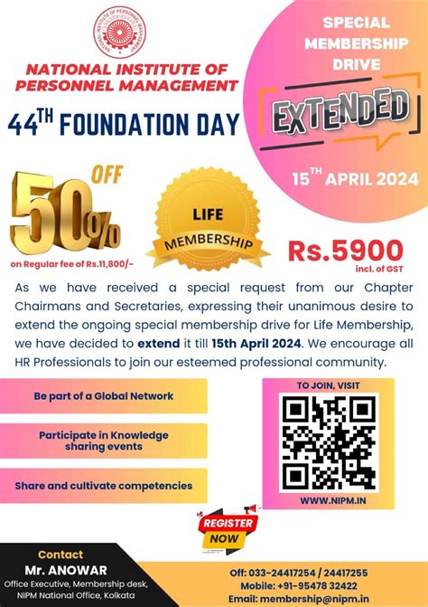 National Institute Of Personnel Management Nipm India On Linkedin Dear Esteemed Members I