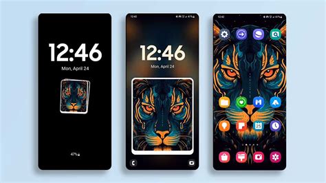 Check This New One UI Lockscreen Homescreen AOD Animation Concept Sammy Fans