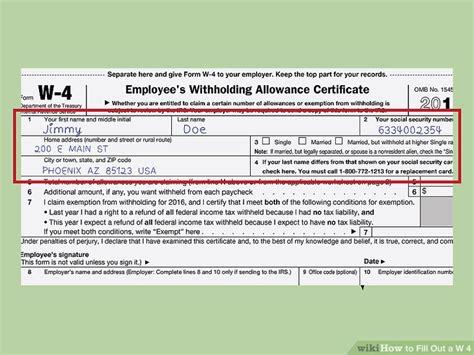 How To Fill Out A W4 With Pictures WikiHow