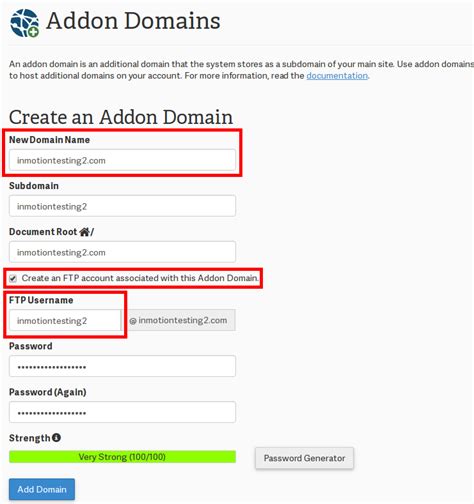 Using Ftp With Your Addon Domain Inmotion Hosting