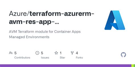 Github Azureterraform Azurerm Avm Res App Managedenvironment Avm Terraform Module For