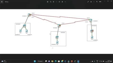 simulating rip routing information protocol using cisco packet tracer youtube