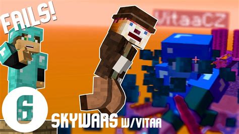 Minecraft SkyWars Fails Everywhere W Vitaa YouTube