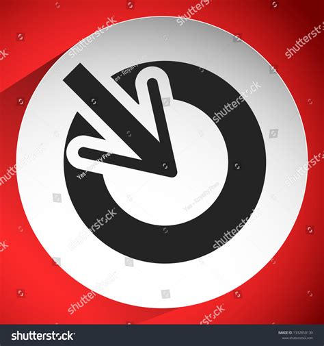 Position Accuracy Alignment Concept Icon Cursor Stock Vector Royalty Free 1332850130