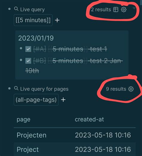 Queries Tablelist Views Questions And Help Logseq