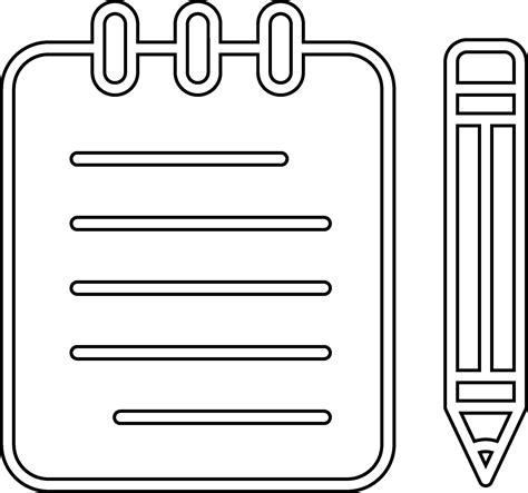 Notes Writing Vecto Icon 37949446 Vector Art At Vecteezy