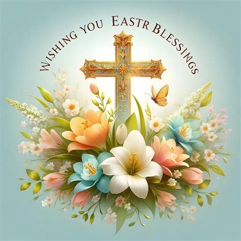 Premium Photo Wishing You Easter Blessings