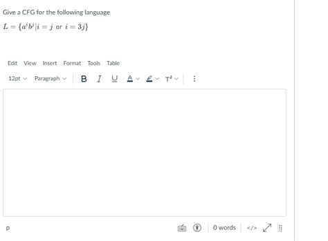 Solved Give A Cfg For The Following Language L Aibj∣ij Or