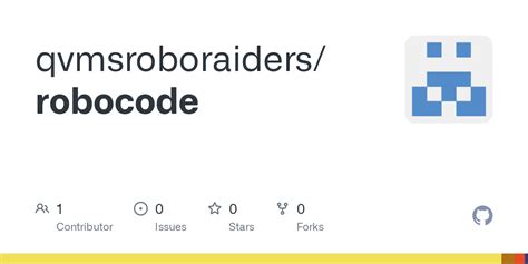 Github Qvmsroboraidersrobocode