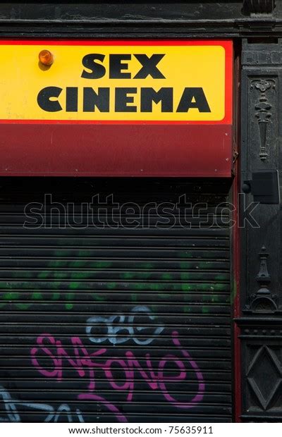 Sex Cinema Sign Red Light District Stock Photo Shutterstock