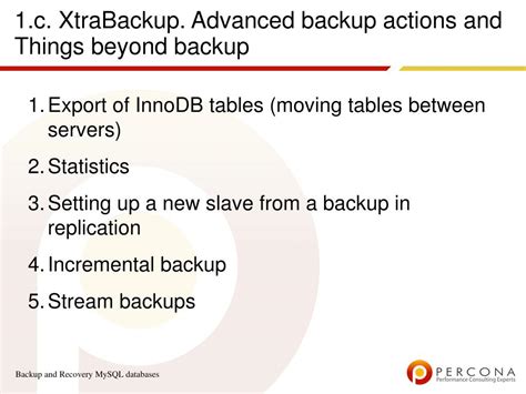 Ppt Backing Up And Recovering Mysql Databases Powerpoint Presentation