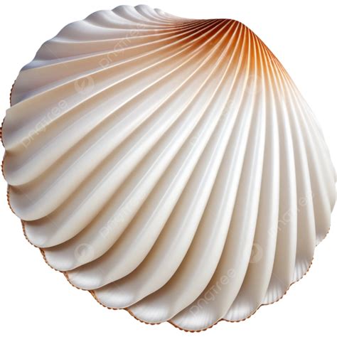 Concha Branca Fechada Png Ilustração Elemento Concha Do Mar Png
